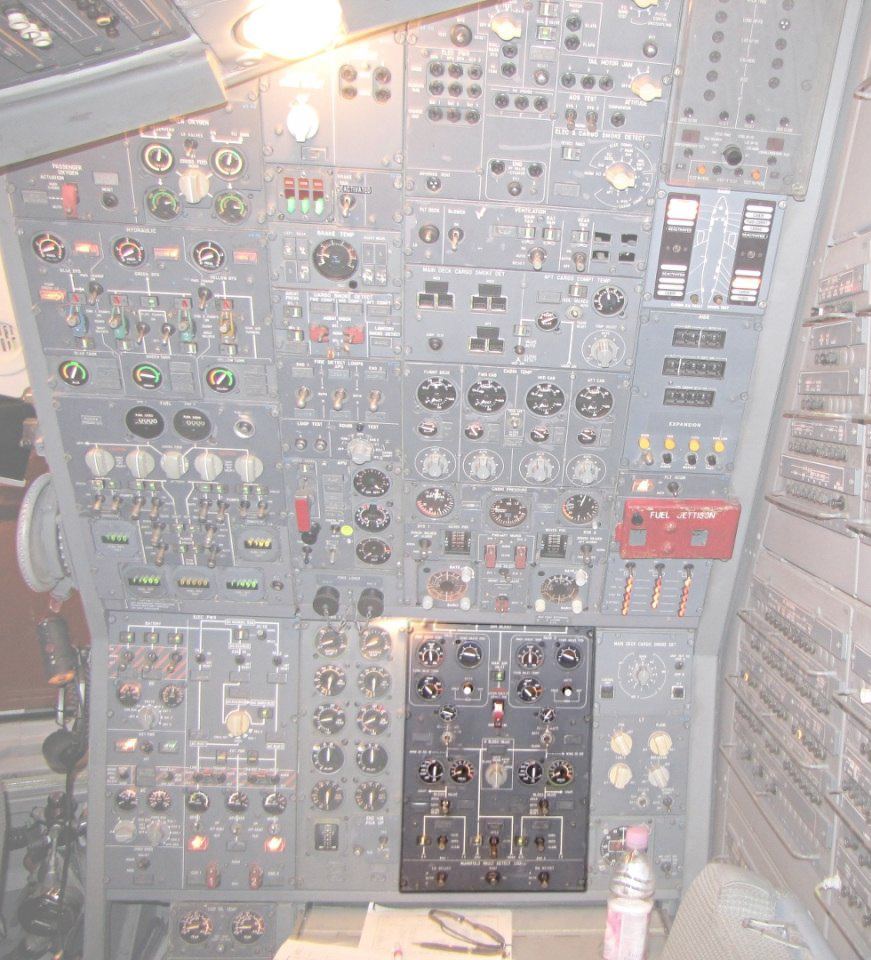 Airbus A-300 planche de bord mécanicien