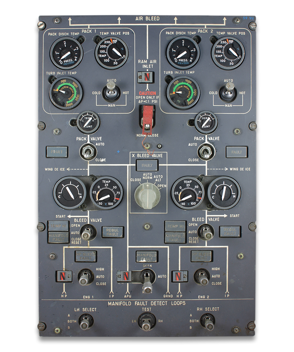 Airbus A-300 planche de bord mécanicien